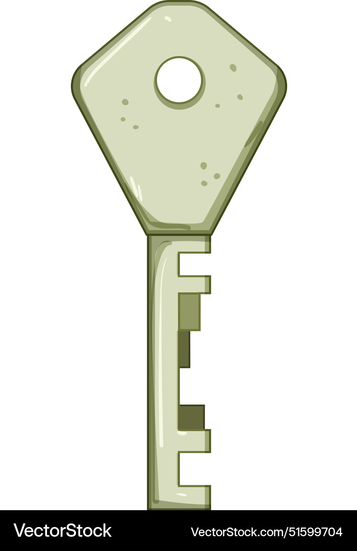 Symbol key cartoon Royalty Free Vector Image - VectorStock