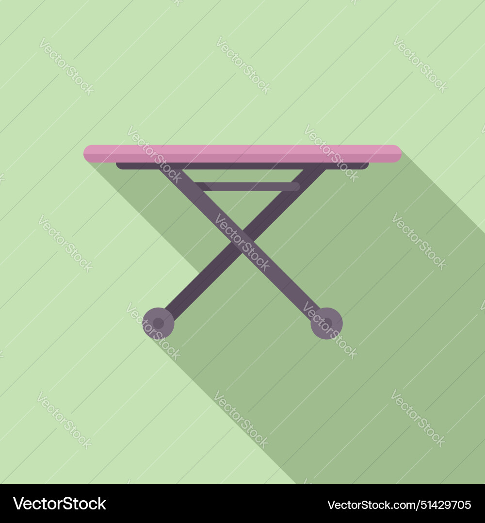 Flat design of a portable folding Royalty Free Vector Image