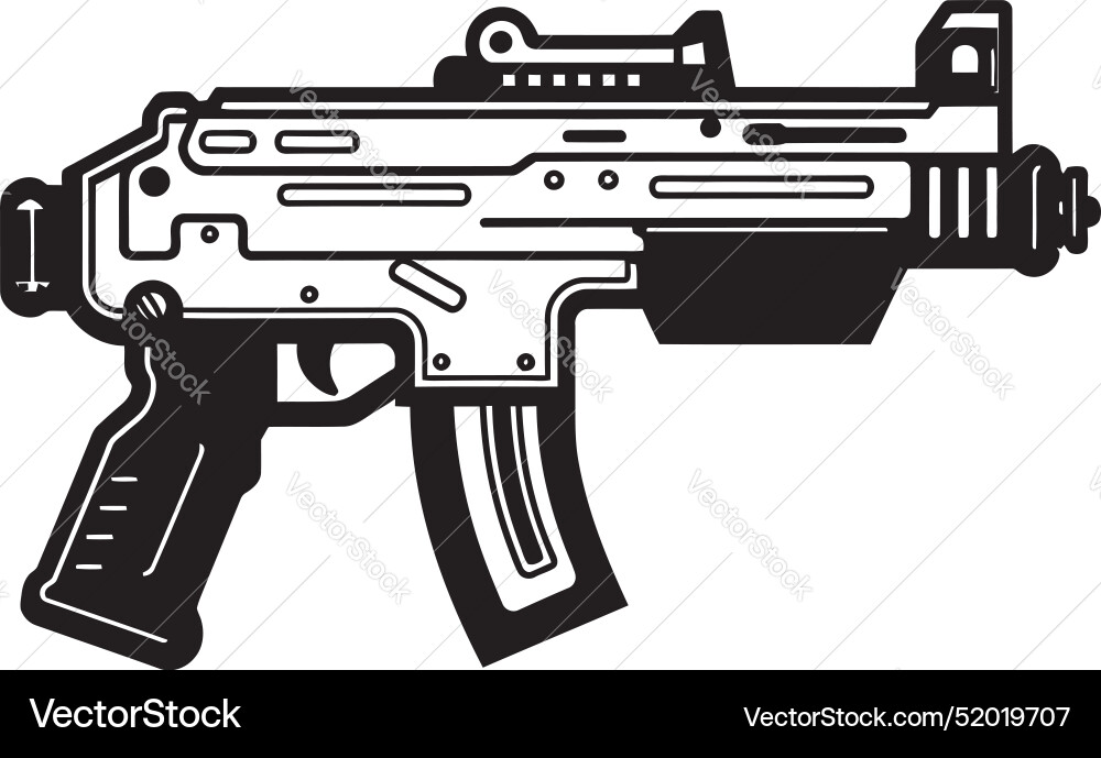 Digital firestorm cyber logo emblem mech Vector Image