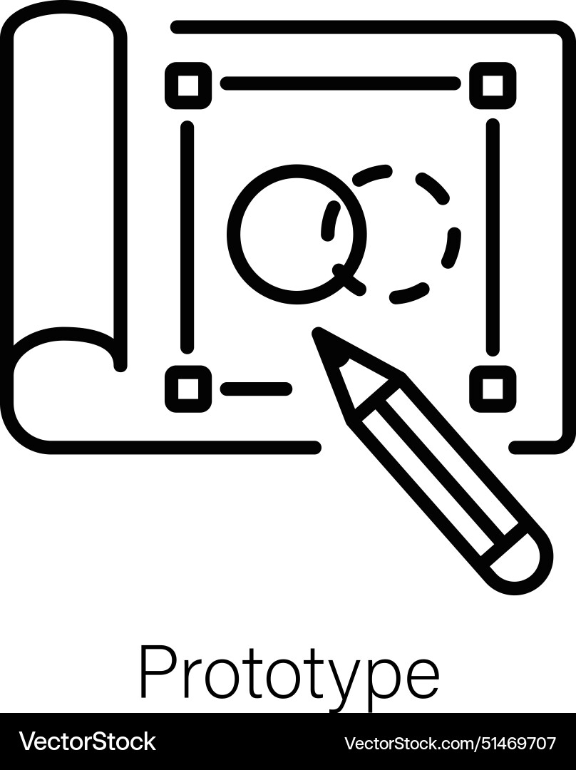 Prototype Royalty Free Vector Image - VectorStock Prototype Royalty Free Vector Image - VectorStock