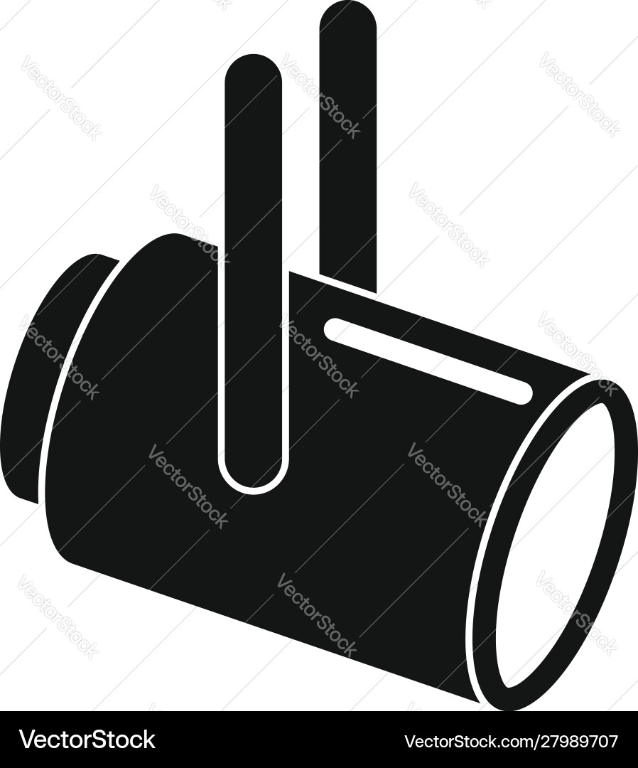 Scene spotlight icon simple style Royalty Free Vector Image