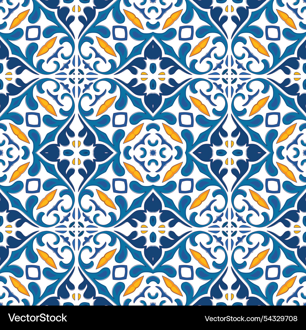 Portuguese tiles Royalty Free Vector Image - VectorStock