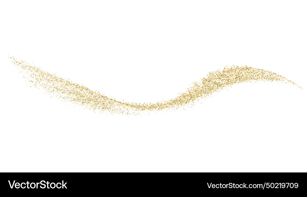 Gold glitter texture Royalty Free Vector Image