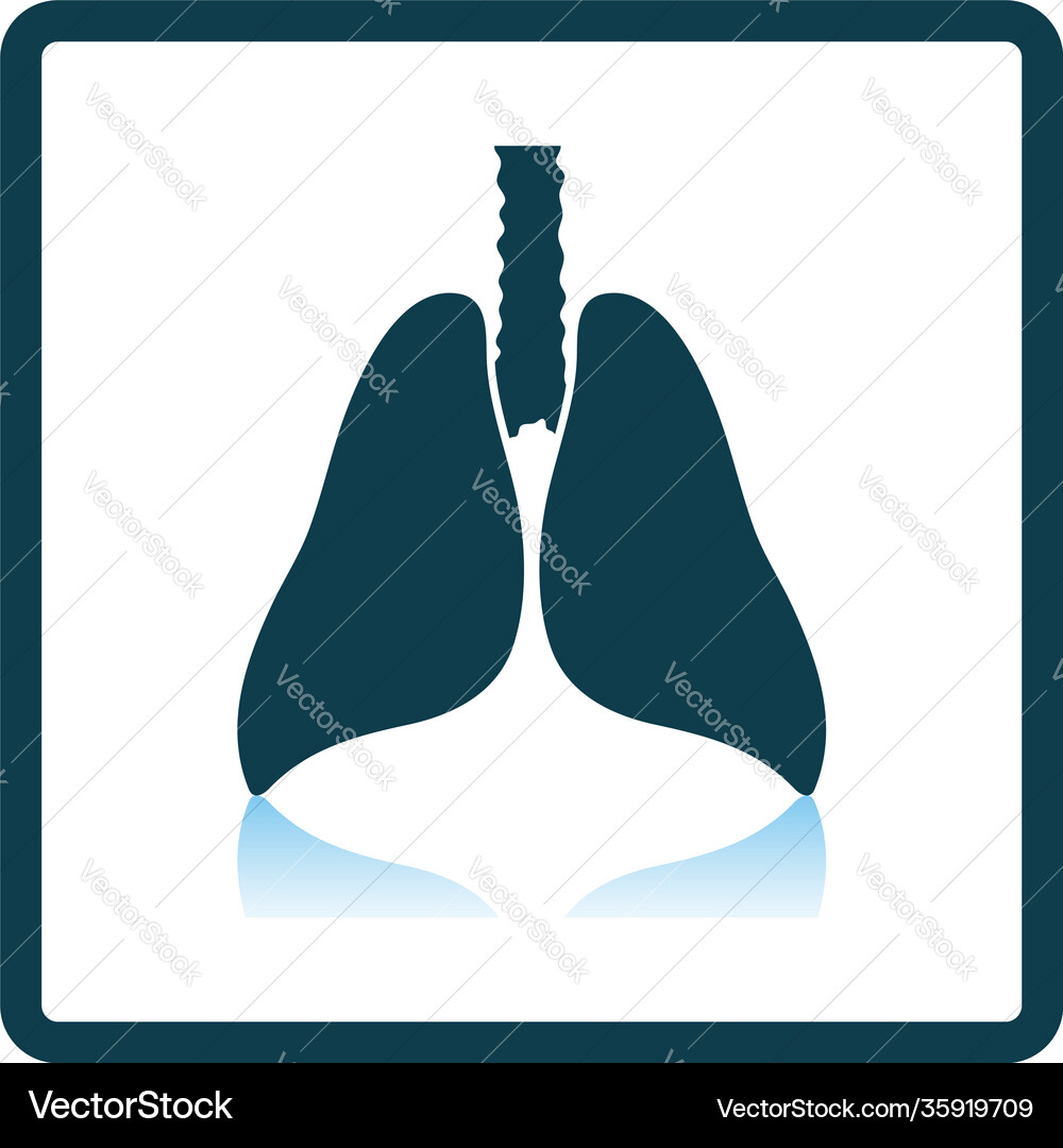 Mensch Lunge Icon Lizenzfreies Vektorbild - VectorStock