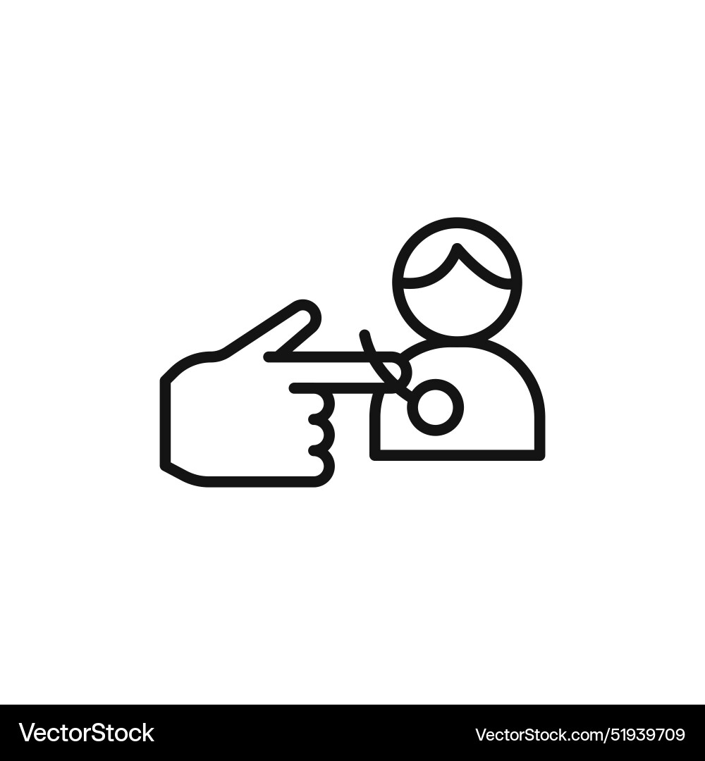 Pediatrics icon logo sign outline Royalty Free Vector Image