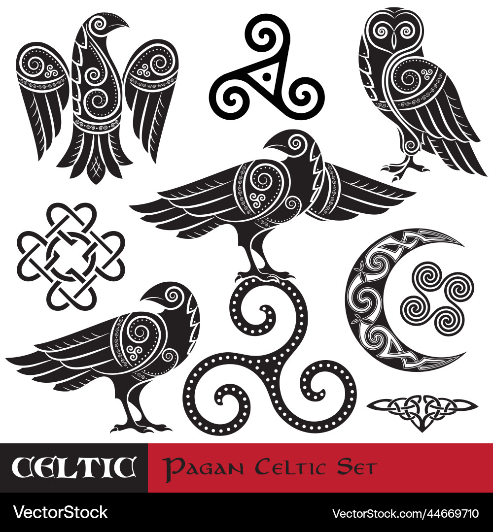 Celtic design - spiral sun Royalty Free Vector Image