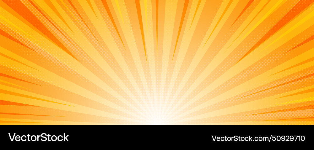 Dynamic Sunburst Background Royalty Free Vector Image