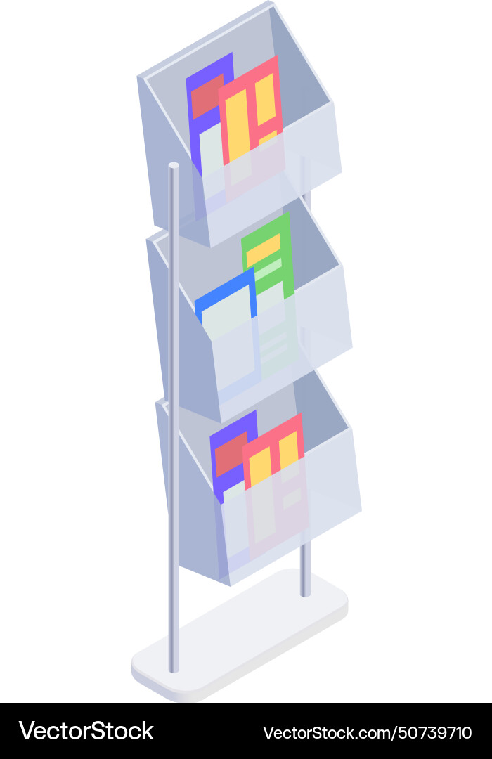 Expo leaflet box composition Royalty Free Vector Image