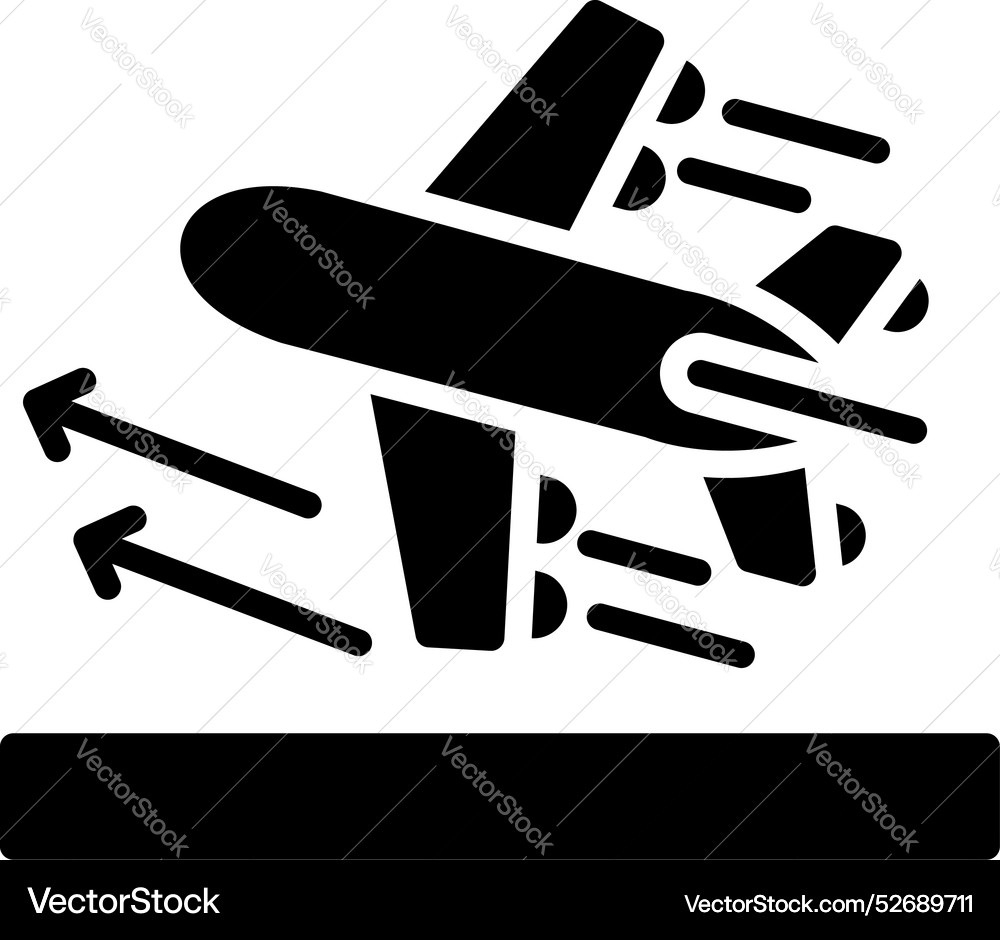 Taking off icon Royalty Free Vector Image - VectorStock