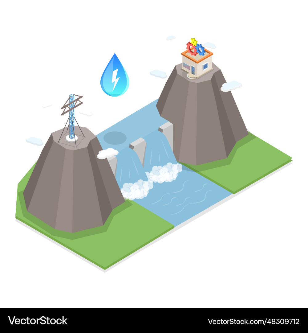 3d isometric flat Royalty Free Vector Image - VectorStock