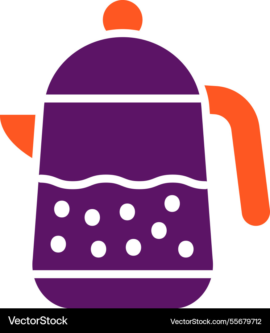 Percolator icon design Royalty Free Vector Image