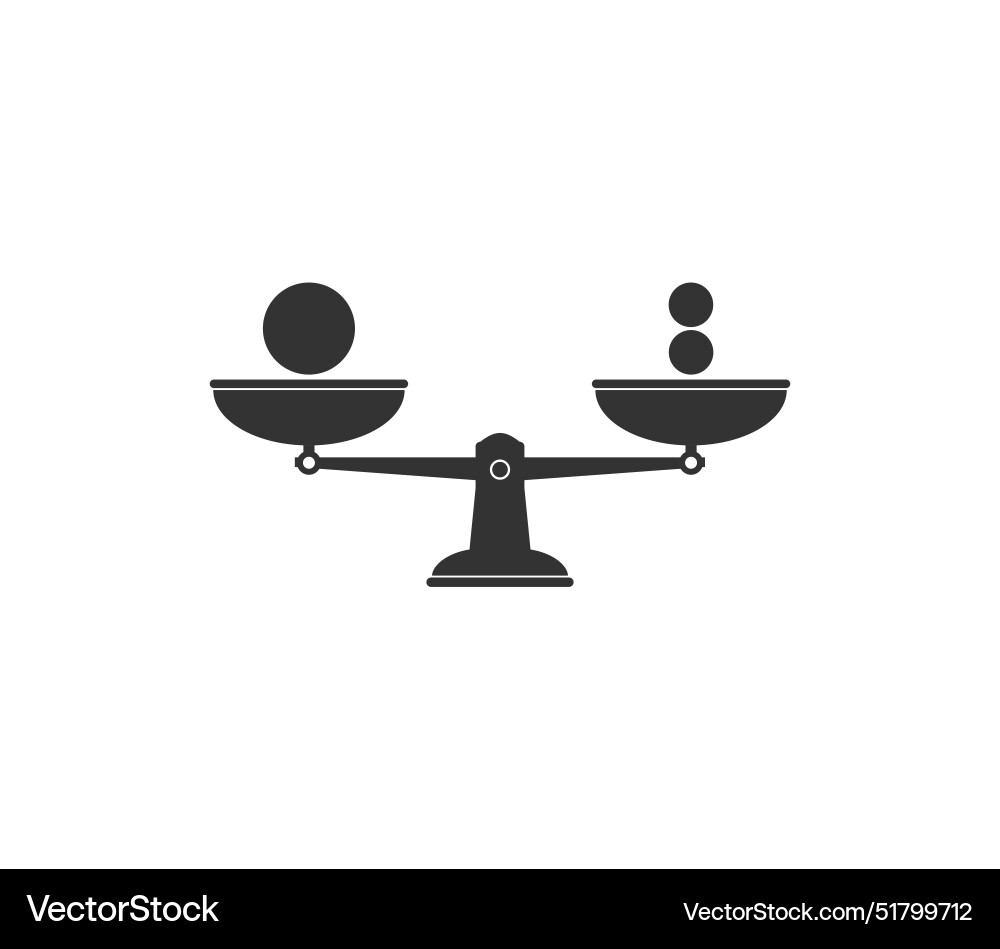 Stability balance harmony icon Royalty Free Vector Image