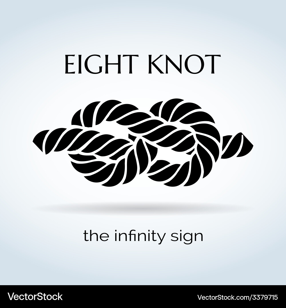 Eight Knot Infinity Symbol Royalty Free Vector Image