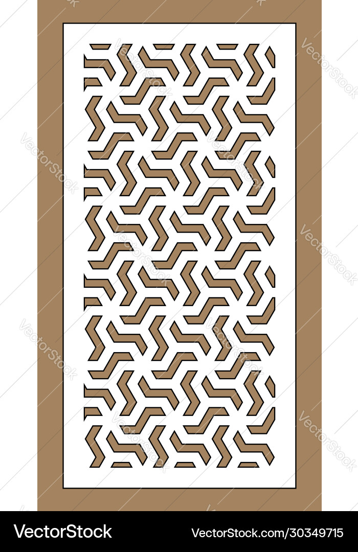 Intricate Arabesque Panel Royalty Free Vector Image