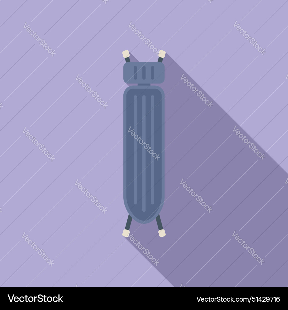 Flat design of a marker pen Royalty Free Vector Image