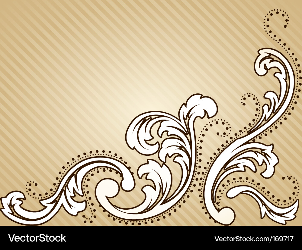 Vintage victorian background Royalty Free Vector Image