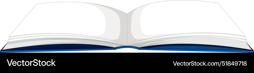 Image of an open book Royalty Free Vector Image