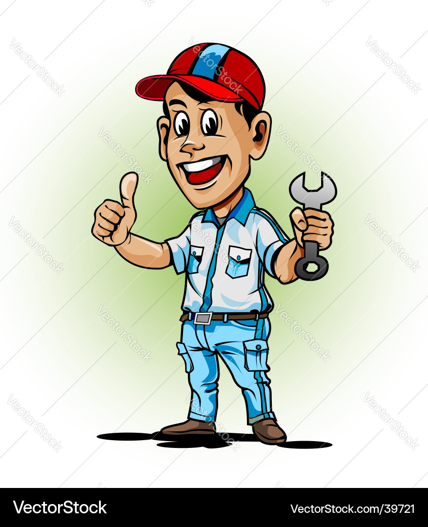 Auto mechanic Royalty Free Vector Image - VectorStock