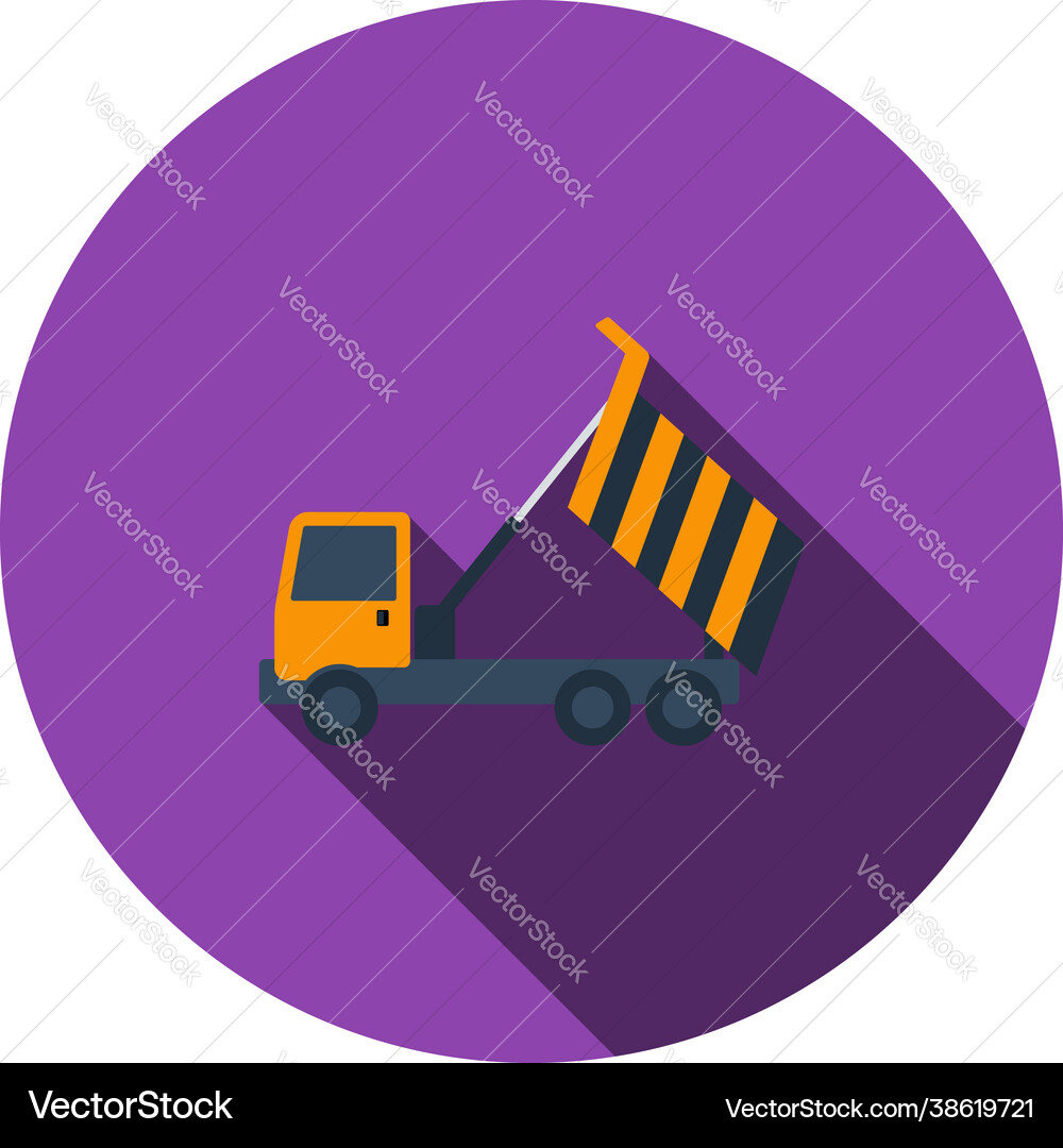 Icon tipper Royalty Free Vector Image - VectorStock