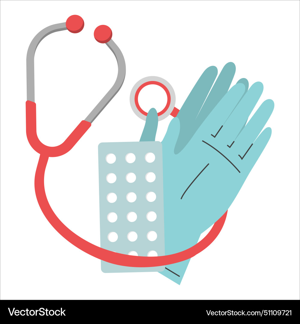 Medical equipment isolated Royalty Free Vector Image