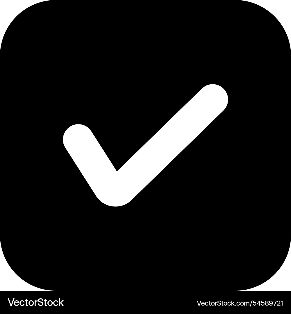 Simple and stylish check mark logo concepts for Vector Image