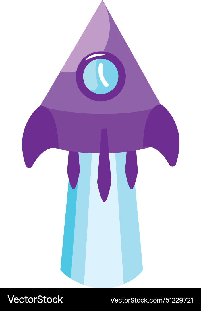Ufo spaceship design Royalty Free Vector Image