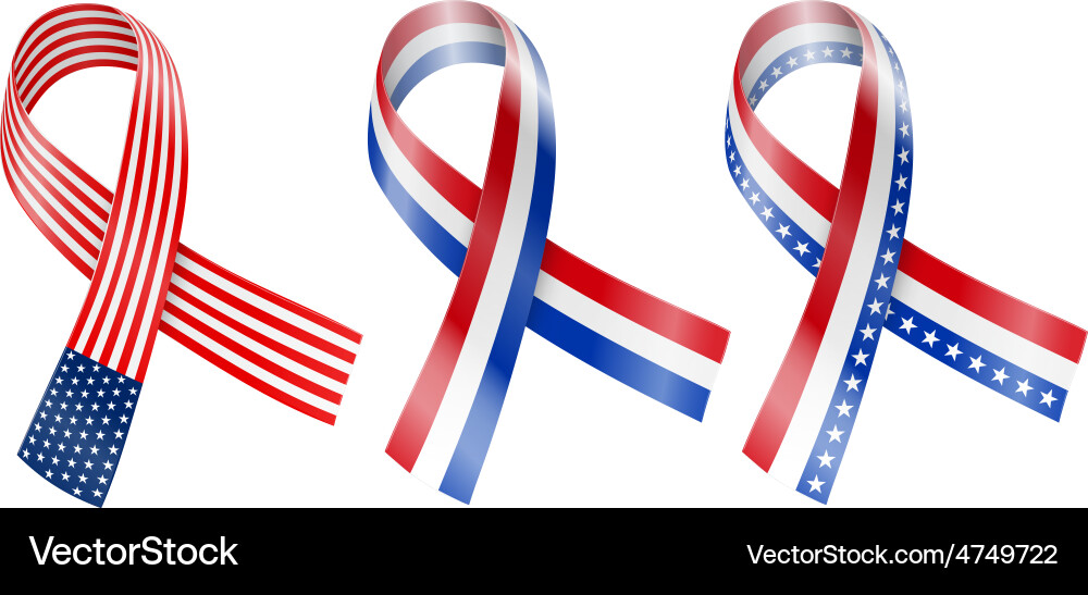 Flag ribbon Royalty Free Vector Image - VectorStock