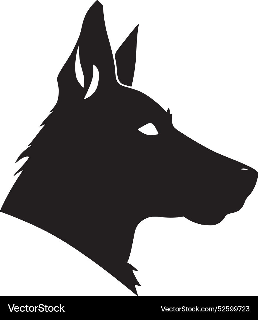 Australian kelpie - high quality logo ideal Vector Image
