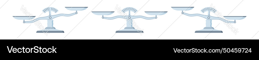 Balance sign scale symbol isolated background Vector Image