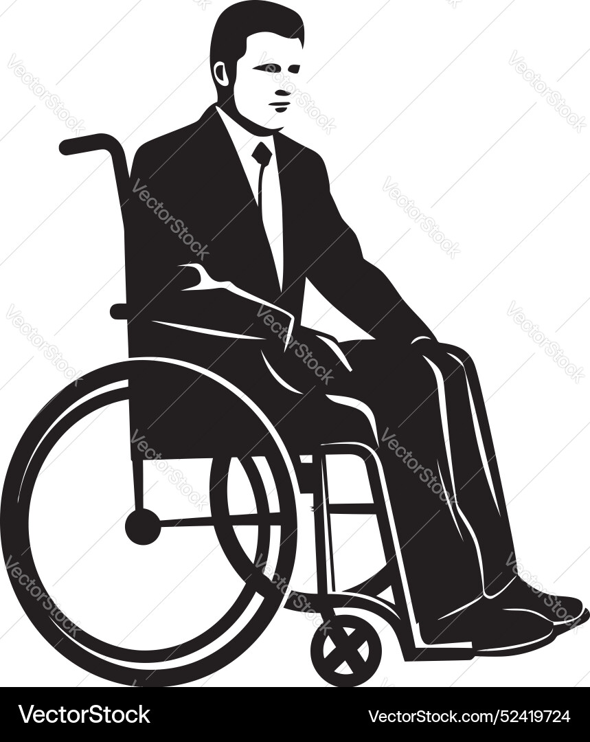 Empowerment drive wheelchair design diverse Vector Image