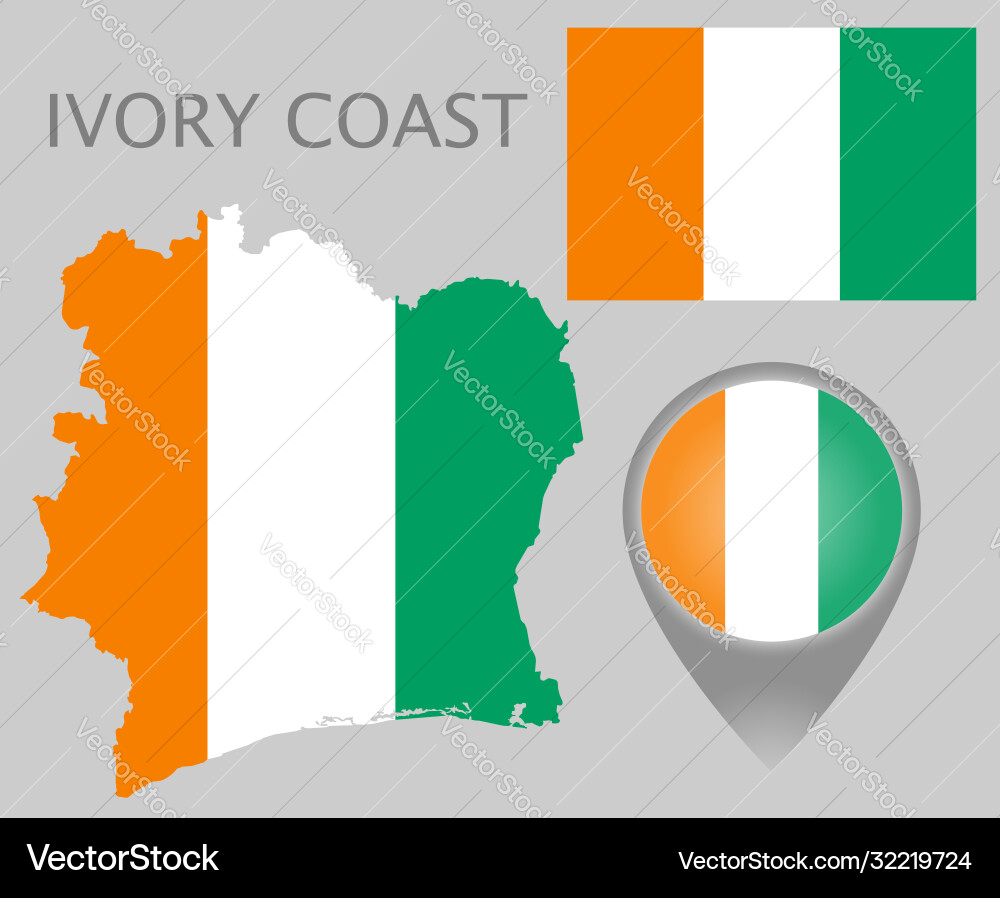 Ivory coast Royalty Free Vector Image - VectorStock