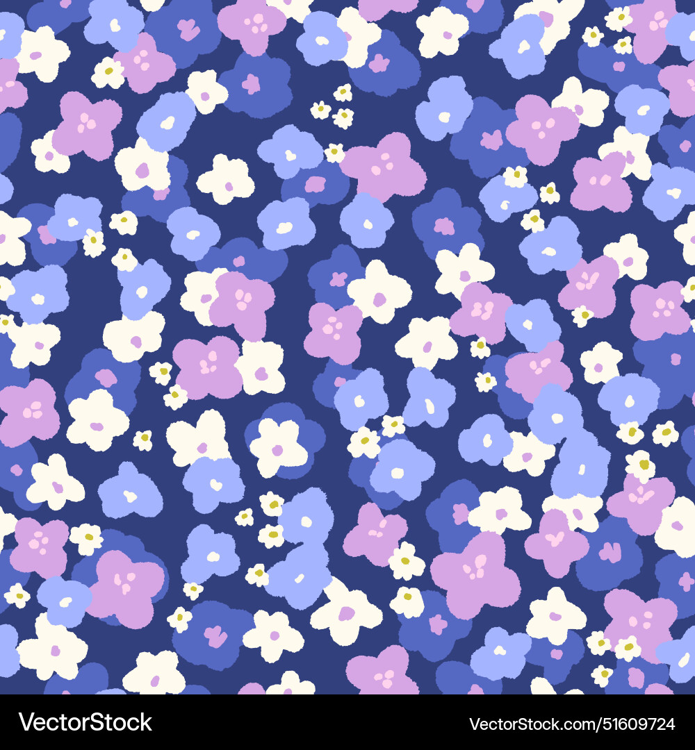 Small floral pattern Royalty Free Vector Image