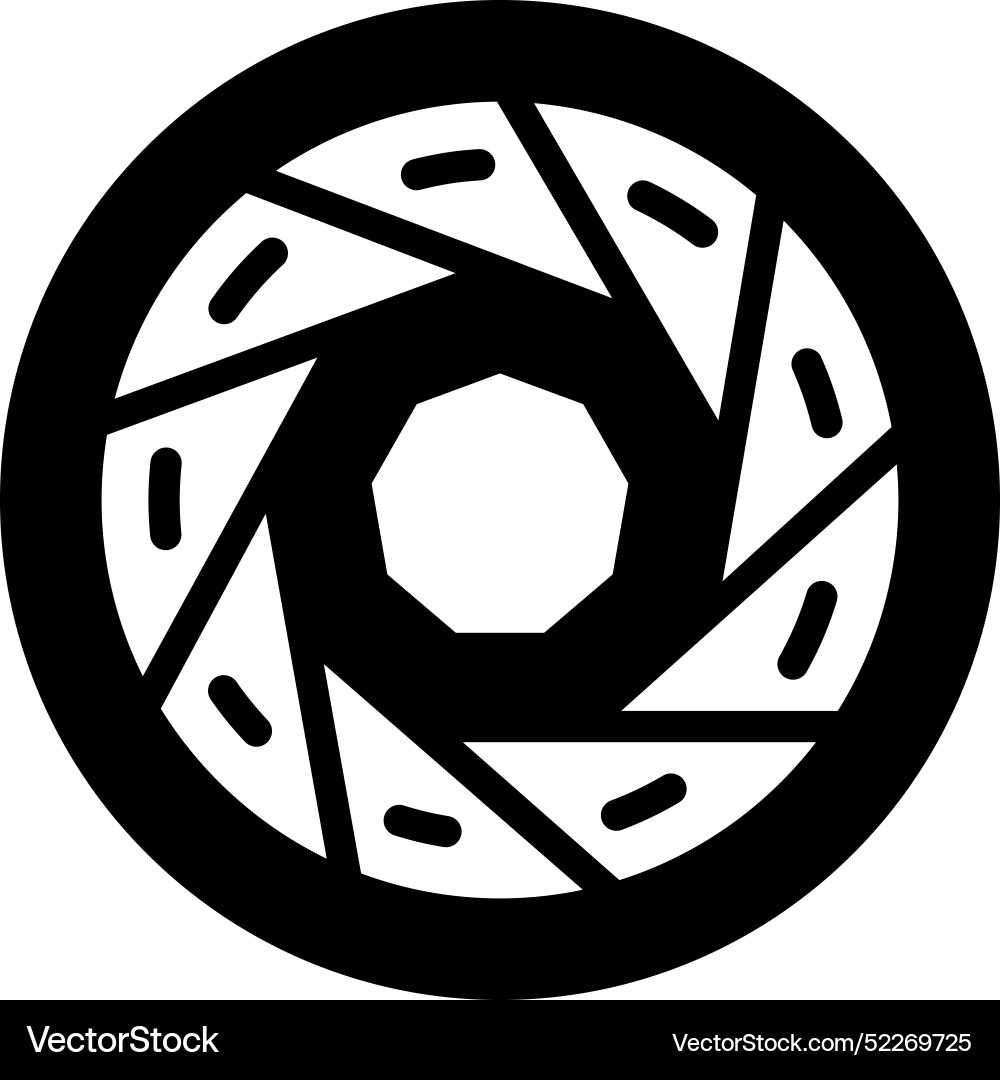 Aperture Royalty Free Vector Image - VectorStock