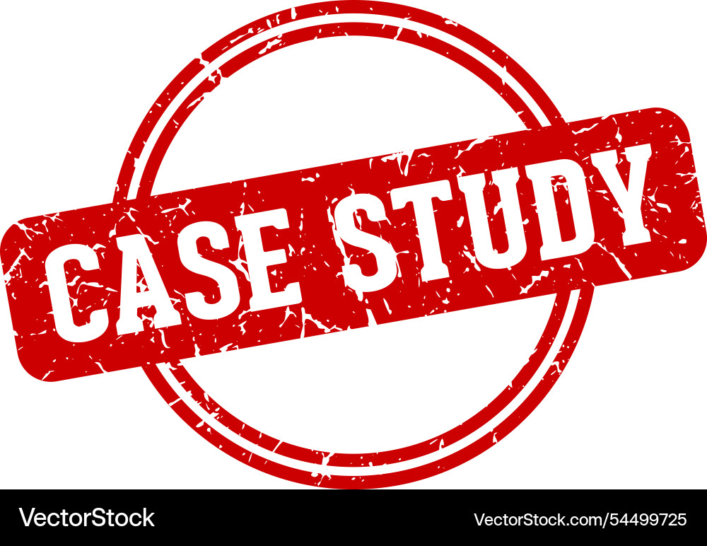 Case study stamp Royalty Free Vector Image - VectorStock