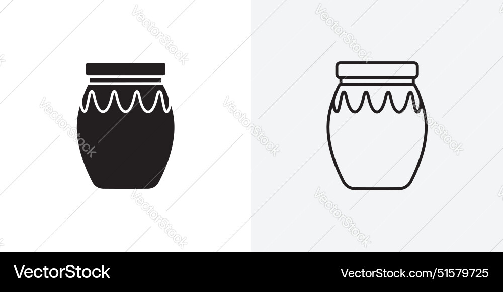 Jam icon set Royalty Free Vector Image - VectorStock