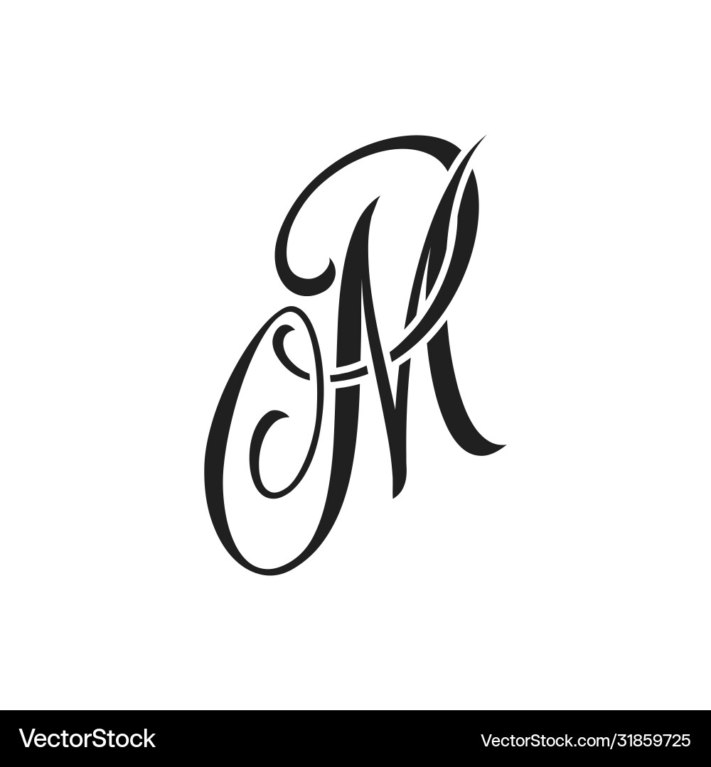 Cursive Letter M Tattoo