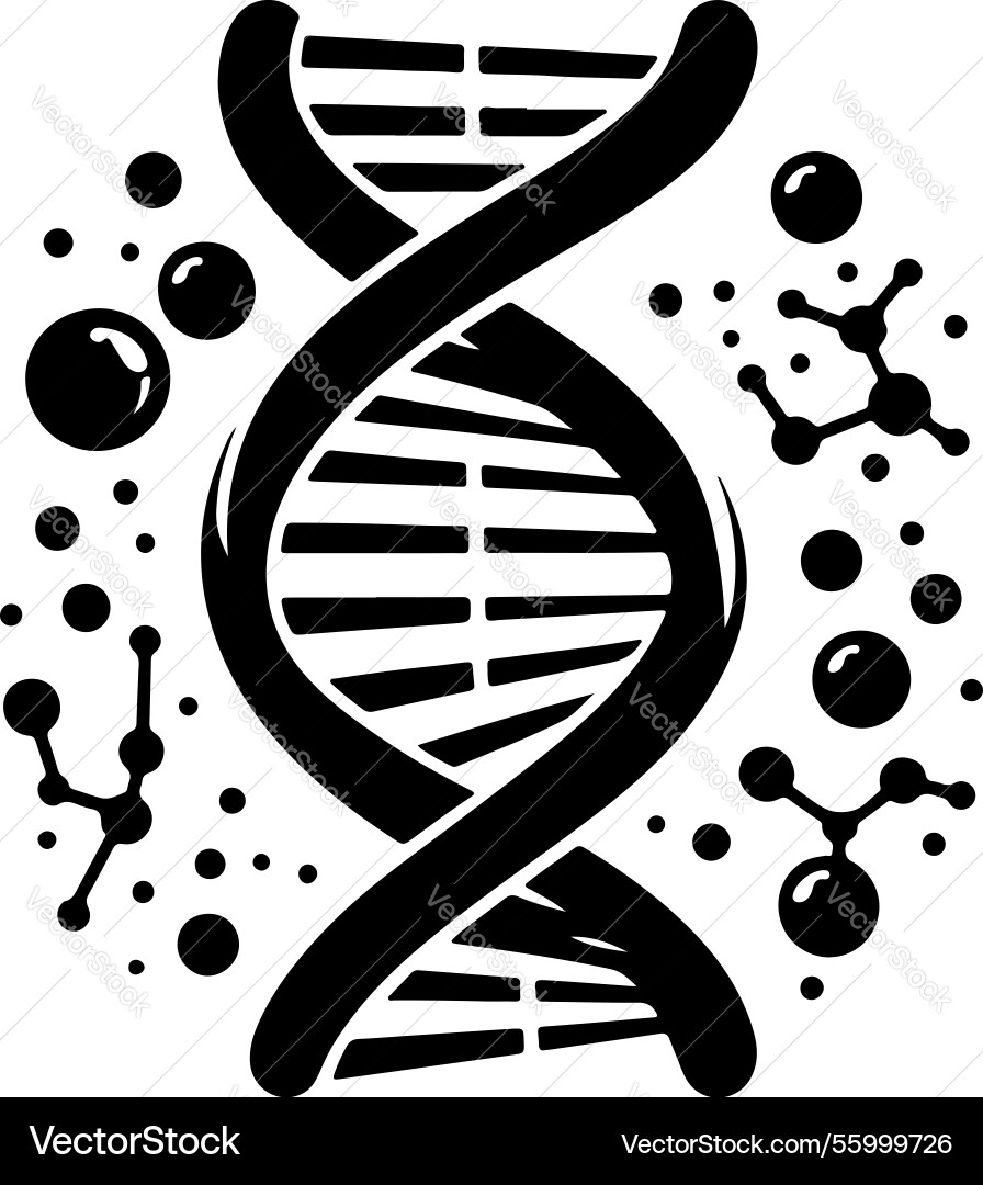 Dna strand icon Royalty Free Vector Image - VectorStock
