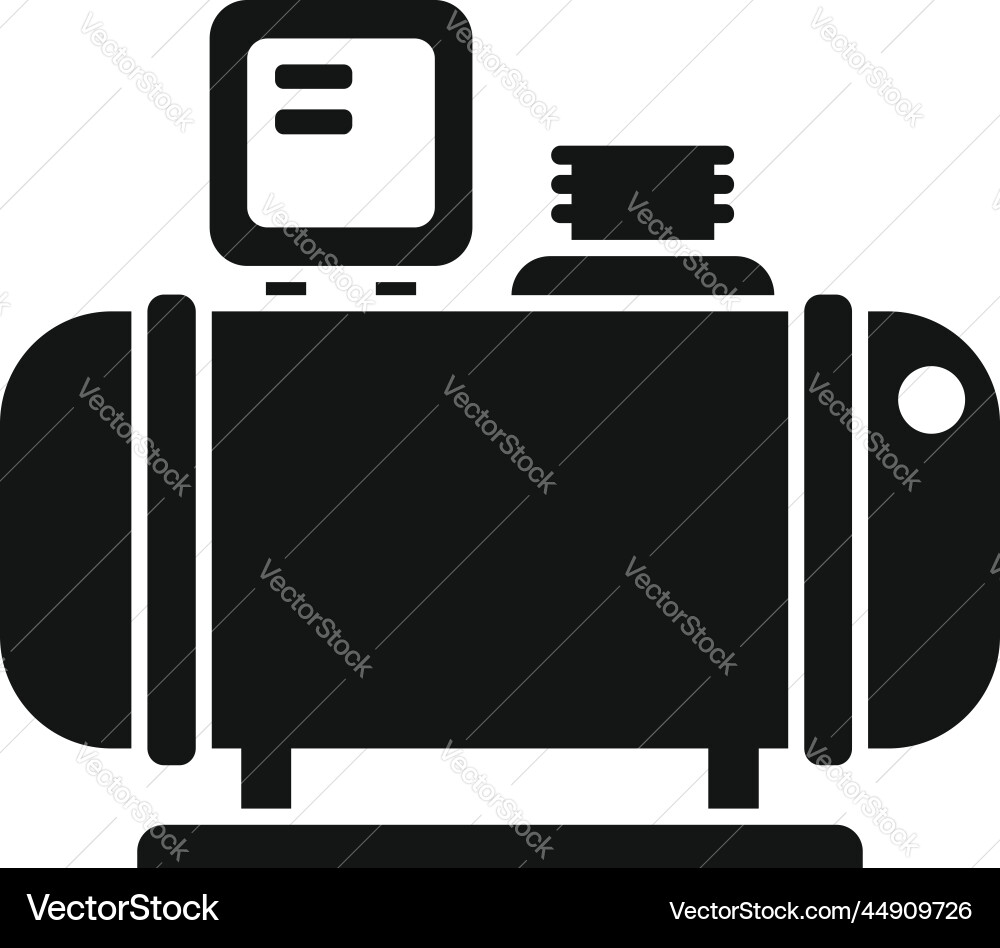 Generator compressor icon simple air Royalty Free Vector