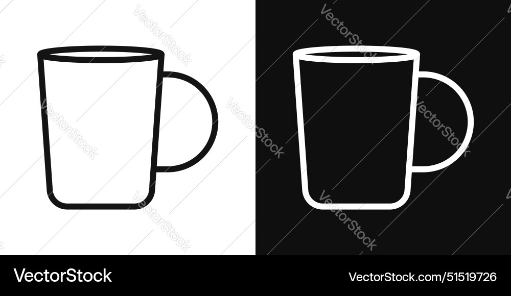 Mug icon Royalty Free Vector Image - VectorStock