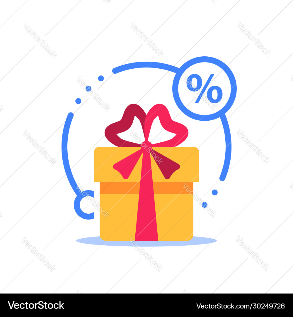 Special reward prize giveaway loyalty present Vector Image