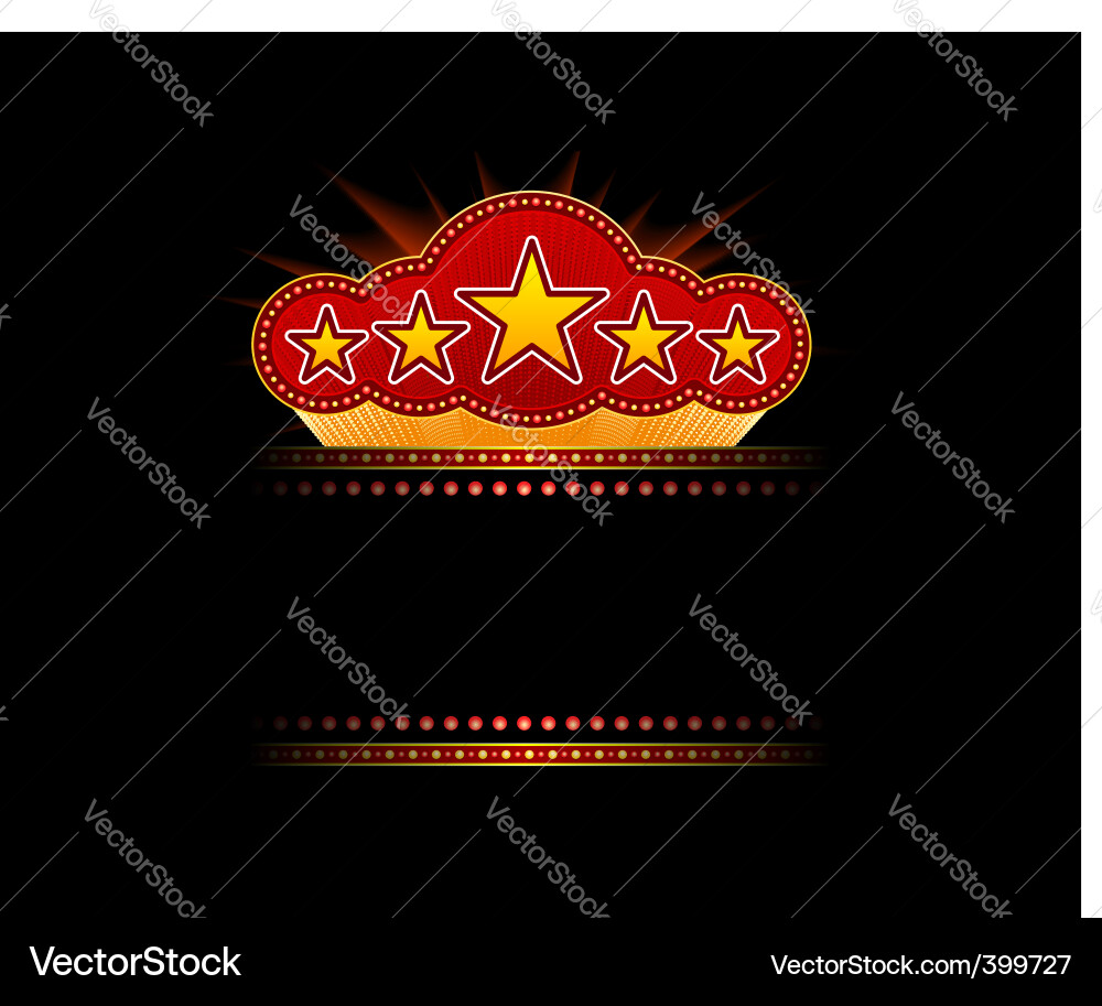 Marquee Royalty Free Vector Image - VectorStock