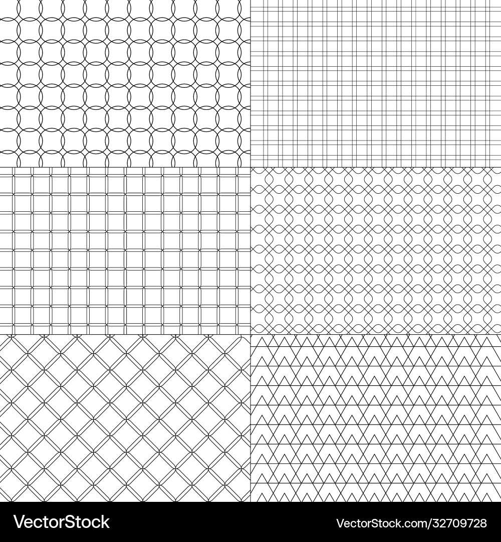 Geometric line set 01 Royalty Free Vector Image