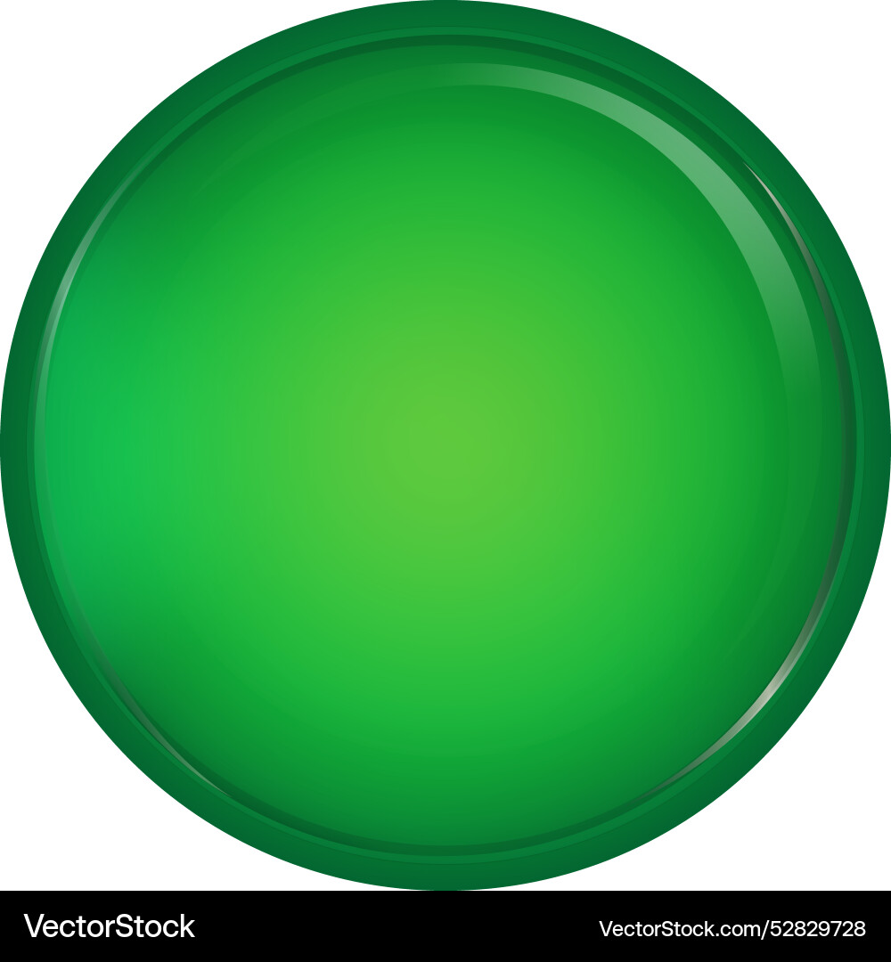 Green pin label mockup blank metal button Vector Image