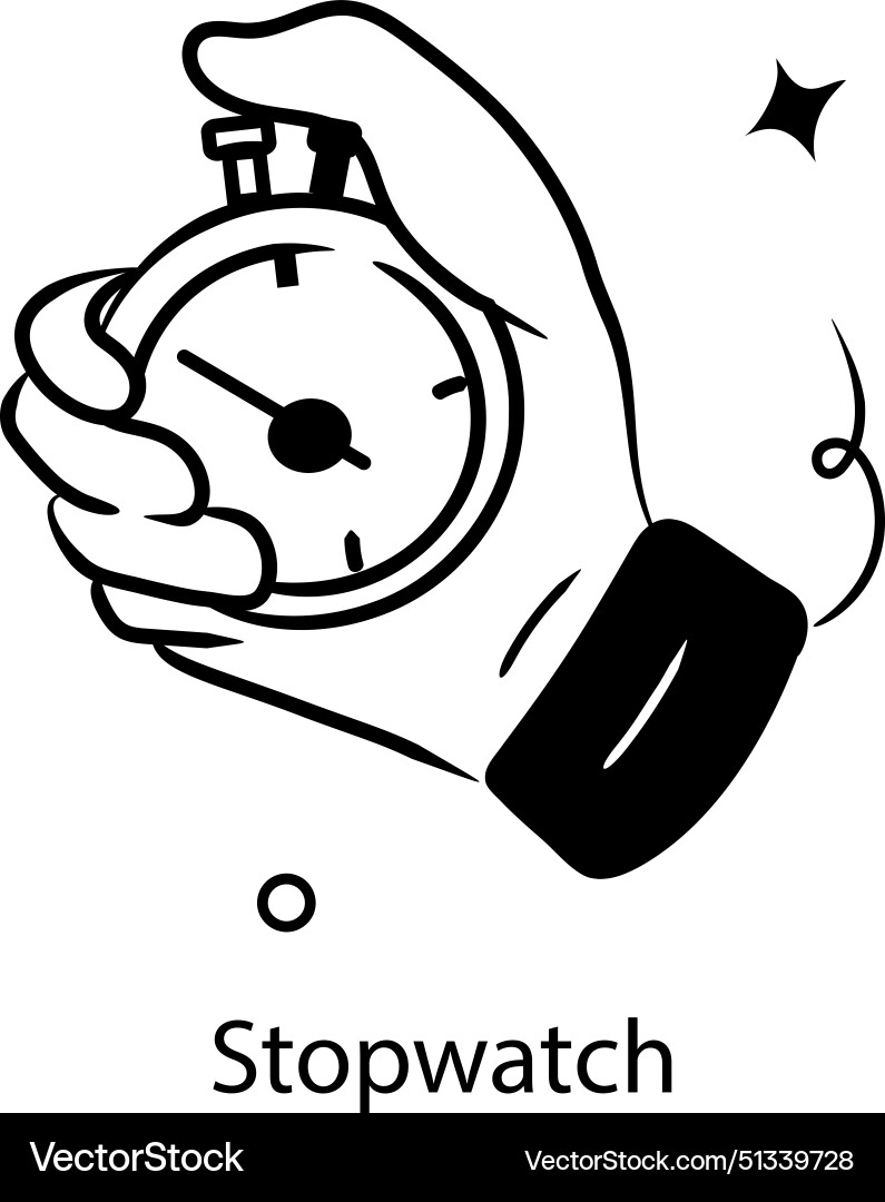 Stopwatch Royalty Free Vector Image - VectorStock