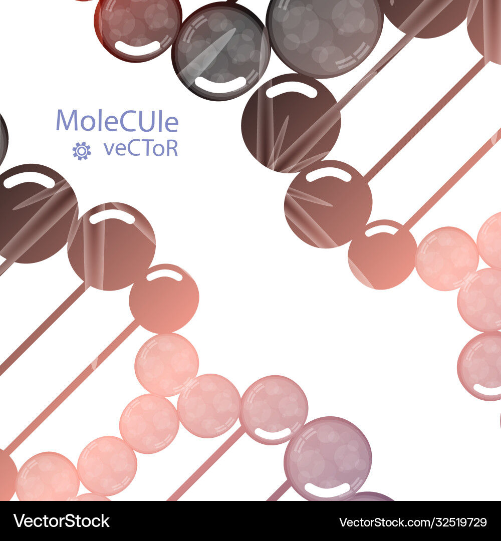 Molecules background eps 10 Royalty Free Vector Image