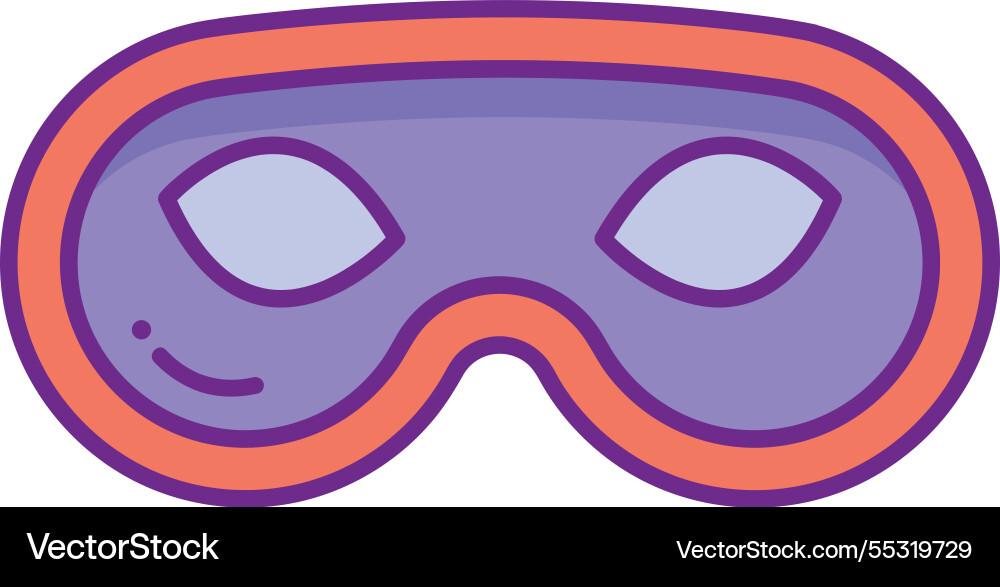 Spa sleep mask Royalty Free Vector Image - VectorStock