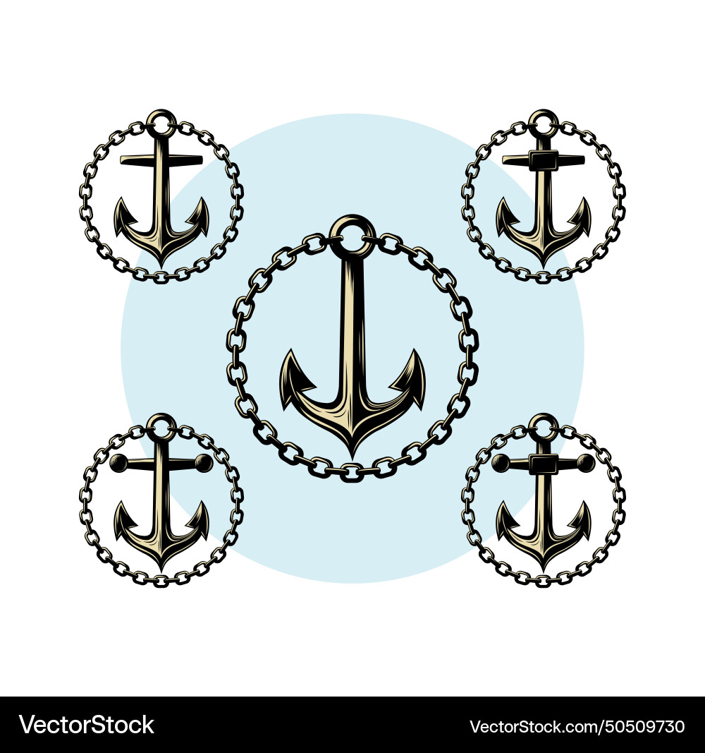 Anchor design Royalty Free Vector Image - VectorStock