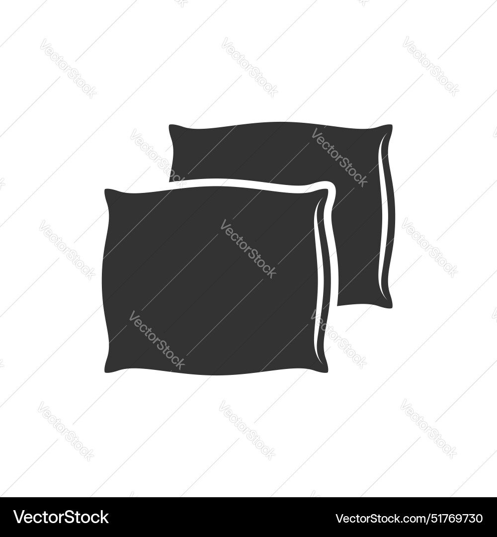 Pillows icon Royalty Free Vector Image - VectorStock