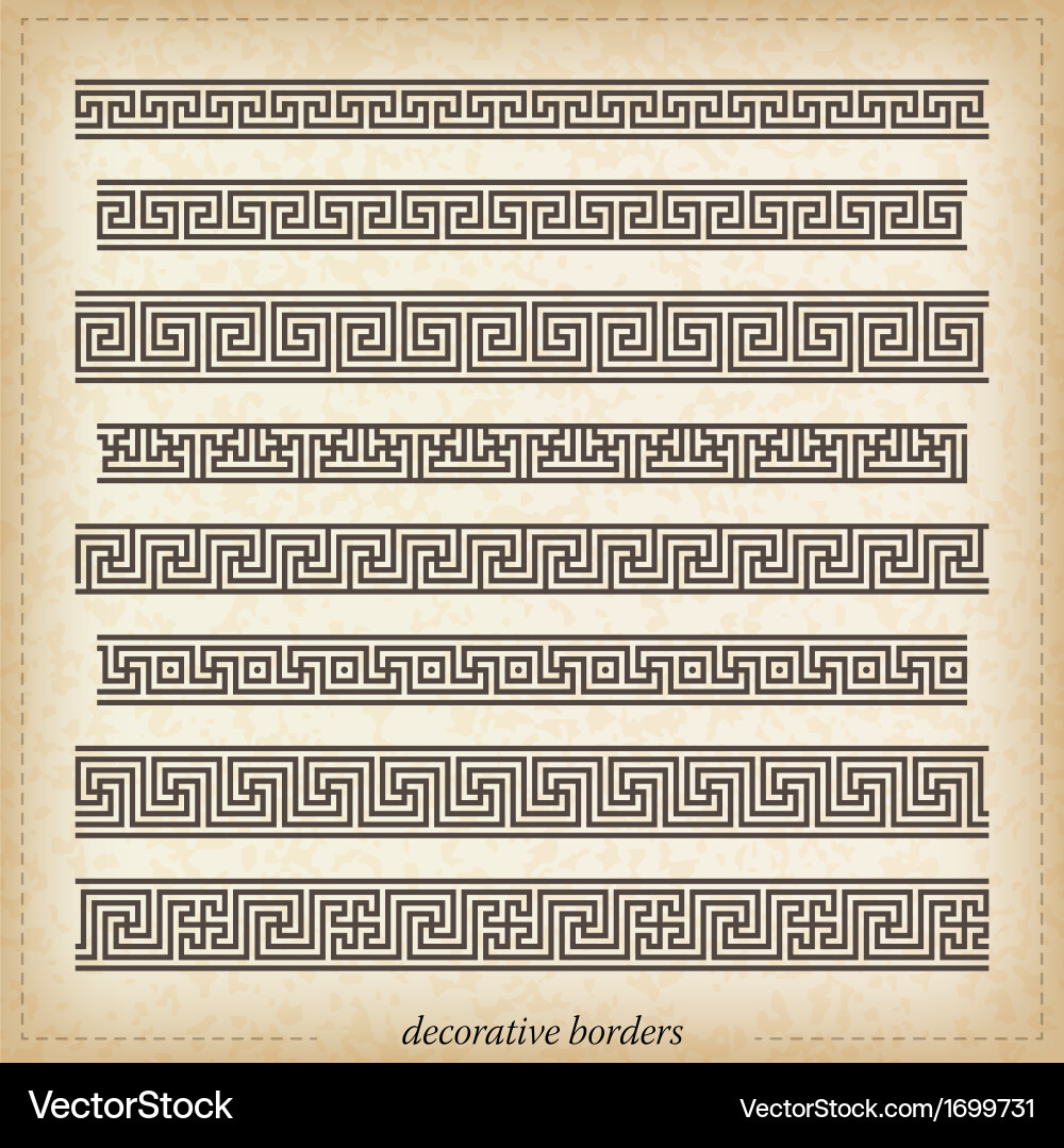 Seamless maze border simple to use elements Vector Image