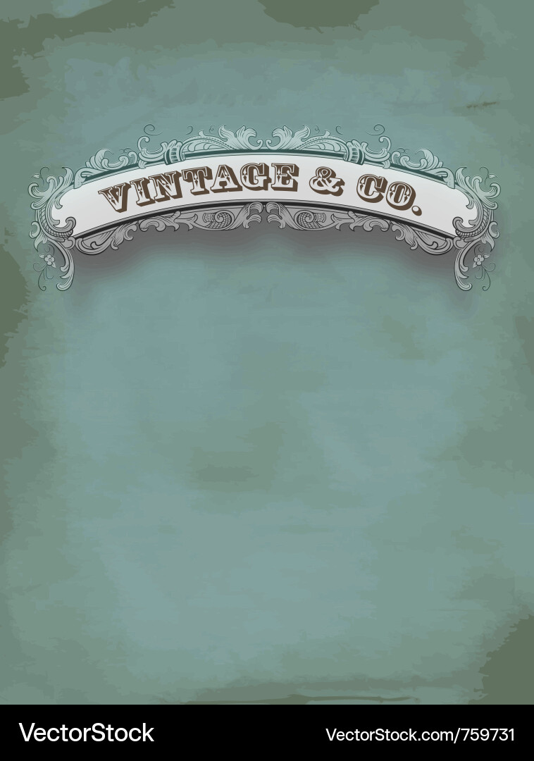 Vintage Paper Card Royalty Free Vector Image - VectorStock